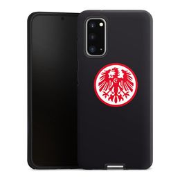 DeinDesign Galaxy S20 Handy Panzer Handyh&uuml;lle robuste Outdoor H&uuml;lle Schutzh&uuml;lle matt Sge Eintracht Frankfurt Logo Tough Case