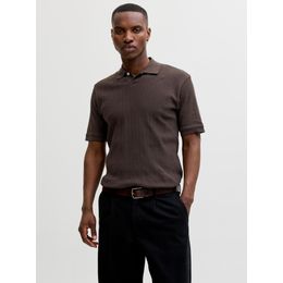 Jack & Jones JACK & JONES Herren Poloshirt "JPRBLAHENRY SS POLO STYD SS26"chocolate torte, Gr. M, unifarben, Jersey, Obermaterial: 100% Baumwolle, Shirts,
