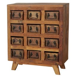 Boltze Kommode Zaghos aus recyceltem Holz 62 x 33 x 72 cm, braun skandinavische Deko Online Shop