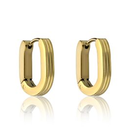 MARC LAUDER Damen Ohrring-Set "MEA09GG", 12mm, Edelstahl, gold, Edelstahl, Ohrringe