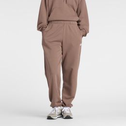 New Balance Damen Jogginghose "SPORT ESSENTIALS FRENCH TERRY JOGGER"cortado, Gr. XL, Obermaterial: 60% Baumwolle, 40% Polyester, Hosen, lockere