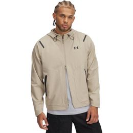 Under Armour - "Unstoppable" Performance-Jacke f&uuml;r Herren (Braun)