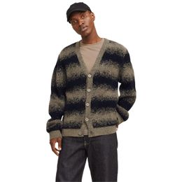 Jack & Jones Jack And Jones - Strickjacke f&uuml;r Herren, Grobstrick, leger (Grau)