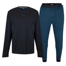 BOSS - Schlafanzug mit langer Hose f&uuml;r Herren (Dunkelblau)