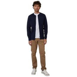 Threadbare. Threadbare - Strickjacke f&uuml;r Herren, Mit vorderem Rei&szlig;verschluss, Jerseyware (Marine)