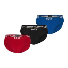 BOSS - Slips f&uuml;r Herren, Premium-Baumwolle (3er-Pack) (Braun)
