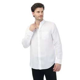Gant - Hemd f&uuml;r Herren, Leinen, Regul&auml;r, Lang&auml;rmlig (Wei&szlig;)