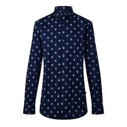 Ted Baker - Hemd f&uuml;r Herren, Lang&auml;rmlig (Marine)