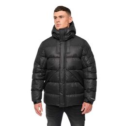 CrossHatch - Jacke f&uuml;r Herren, Gesteppt, Polyester (Schwarz)