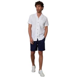 Threadbare. Threadbare - Hemd f&uuml;r Herren, kurz&auml;rmlig (Wei&szlig;)