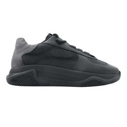 Lavair - "Pacific 2.0" Sneaker f&uuml;r Herren, Leder, Grob flach (Schwarz)