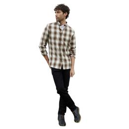 Threadbare. Threadbare - Hemd f&uuml;r Herren, Regul&auml;r (Schokolade)