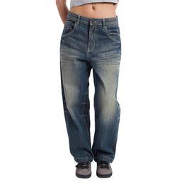 The Ragged Priest - "Rag Bleacher Big" Jeans f&uuml;r Herren/Damen Unisex (Blau)