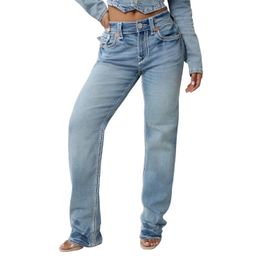 True Religion - "Ricki Rlxd" Jeans f&uuml;r Damen (Horizont)
