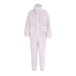 Miso - Loungewear Set f&uuml;r Damen, Langfaseriges Vlies (Violett)