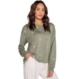 PJ Salvage - "Salvage" Hemd f&uuml;r Damen, Sweatshirt-Stoff (Oliv)