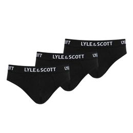 Lyle & Scott Lyle & Scott - Slips f&uuml;r Herren (3er-Pack) (Schwarz)
