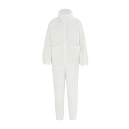 Miso - Loungewear Set f&uuml;r Damen, Langfaseriges Vlies (Wei&szlig;)
