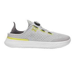 Under Armour - Perforiert Sneaker f&uuml;r Herren, Flach (Grau)