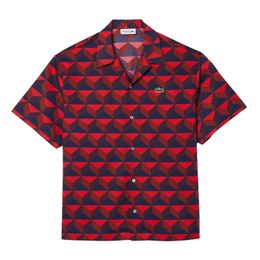 Lacoste - Hemd f&uuml;r Herren, Bio-Baumwolle, leger, kurz&auml;rmlig (Bunt)