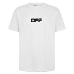 Off-White Off White - T-Shirt f&uuml;r Herren, Baumwolle, Schmal (Wei&szlig;)