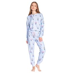 PJ Salvage - Schlafanzug f&uuml;r Damen (Hellblau)