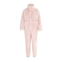 Miso - Loungewear Set f&uuml;r Damen, Langfaseriges Vlies (Pink)
