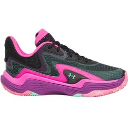Under Armour - "Spawn 7" Basketball Schuhe f&uuml;r Herren (Schwarz)