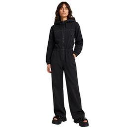 Timberland - "Veneda" Jumpsuit f&uuml;r Damen, mit Kapuze, Lang&auml;rmlig (Schwarz)
