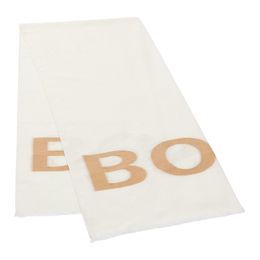 BOSS - Schal f&uuml;r Herren/Damen Unisex, Logo (Wei&szlig;)