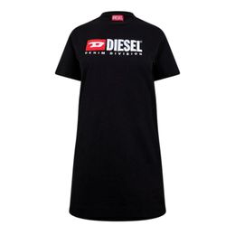 Diesel - T-Shirt-Kleid f&uuml;r Damen (Schwarz bedruckt)