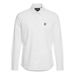 Lyle & Scott Lyle & Scott - Hemd f&uuml;r Herren, Regul&auml;r, Lang&auml;rmlig (Wei&szlig;)