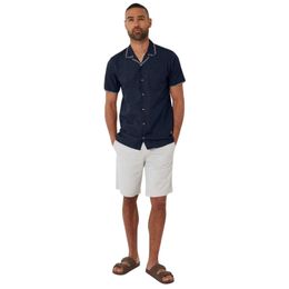 Threadbare. Threadbare - "Burnley" Hemd f&uuml;r Herren, kurz&auml;rmlig (Marine)