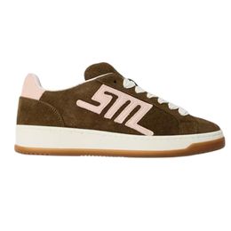 Steve Madden - "Alysha" Logo Sneaker f&uuml;r Damen, Zum Schn&uuml;ren (Khaki-Braun)