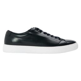 BOSS - "Enlight" Sneaker f&uuml;r Herren, Leder, niedrig geschnitten (Dunkelblau)