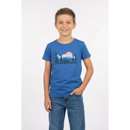 Trollkids M&auml;dchen Strandshirt "GIRLS GUDVANGEN SHIRT", blau, Gr. 92, Obermaterial: 100% Polyester, Shirts, f&uuml;r Kinder und Jugendliche geeignet, aus