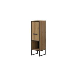 H&ouml;ffner Standschrank &brvbar; holzfarben &brvbar; Ma&szlig;e (cm): B: 30 H: 101 &raquo; H&ouml;ffner