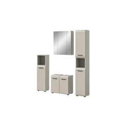 H&ouml;ffner Badkombination &brvbar; beige &brvbar; Ma&szlig;e (cm): B: 150 H: 185 &raquo; H&ouml;ffner