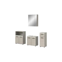 H&ouml;ffner Badkombination beige Ma&szlig;e (cm): B: 180 H: 185 &raquo; H&ouml;ffner