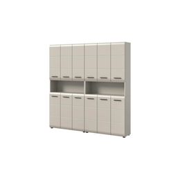 H&ouml;ffner Badkombination beige Ma&szlig;e (cm): B: 180 H: 185 &raquo; H&ouml;ffner