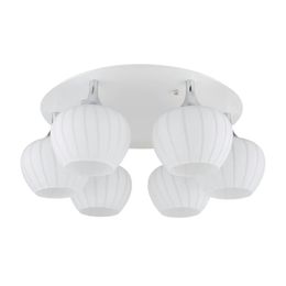 Globo Lighting Deckenleuchte wei&szlig; Ma&szlig;e (cm): H: 25,5 &Oslash;: 65 &raquo; H&ouml;ffner
