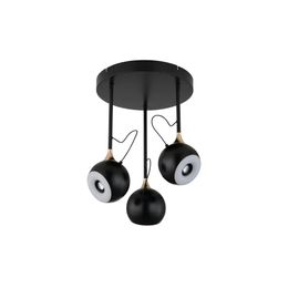 Globo Lighting Deckenleuchte &brvbar; schwarz &brvbar; Ma&szlig;e (cm): H: 42 &Oslash;: 32.5 &raquo; H&ouml;ffner