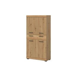H&ouml;ffner Midischrank holzfarben Ma&szlig;e (cm): B: 74 H: 141 &raquo; H&ouml;ffner