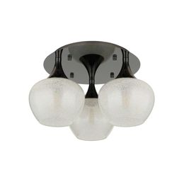 Globo Lighting Deckenleuchte &brvbar; schwarz &brvbar; Ma&szlig;e (cm): H: 27,5 &Oslash;: 45 &raquo; H&ouml;ffner
