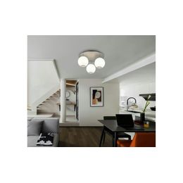 Globo Lighting Deckenleuchte &brvbar; grau &brvbar; Ma&szlig;e (cm): H: 25 &Oslash;: 42 &raquo; H&ouml;ffner