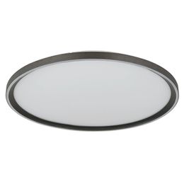 Globo Lighting Deckenleuchte &brvbar; grau &brvbar; Ma&szlig;e (cm): H: 5,5 &Oslash;: 50 &raquo; H&ouml;ffner