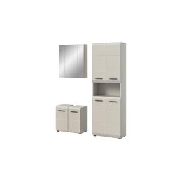 H&ouml;ffner Badkombination beige Ma&szlig;e (cm): B: 135 H: 185 &raquo; H&ouml;ffner