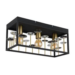 Globo Lighting Deckenleuchte schwarz Ma&szlig;e (cm): B: 18 H: 20 &raquo; H&ouml;ffner