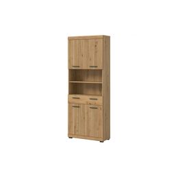 H&ouml;ffner Hochschrank holzfarben Ma&szlig;e (cm): B: 74 H: 191 &raquo; H&ouml;ffner