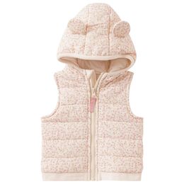 Topomini Baby Steppweste mit Bl&uuml;mchen-Print